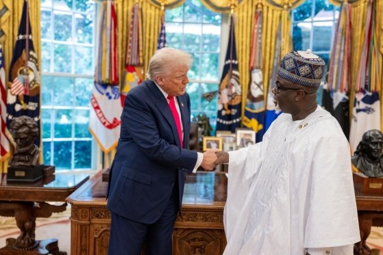 Ambassador Amara Sowa Presents Credentials to President Trump ...