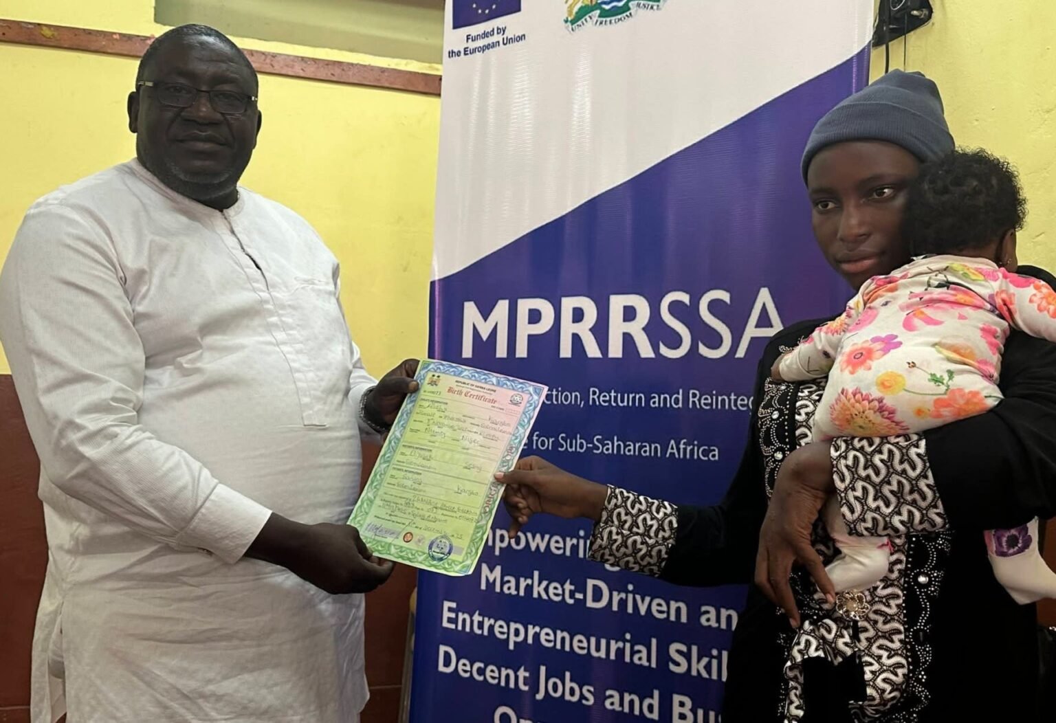 NCRA, IOM Provide National Identity Cards and Birth Certificates to ...